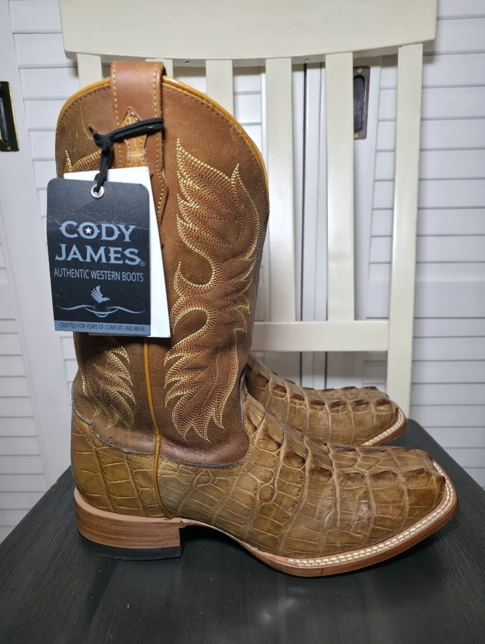 Cody James | Shoes | Cody James Caiman Cognac Western Boots Broad ...